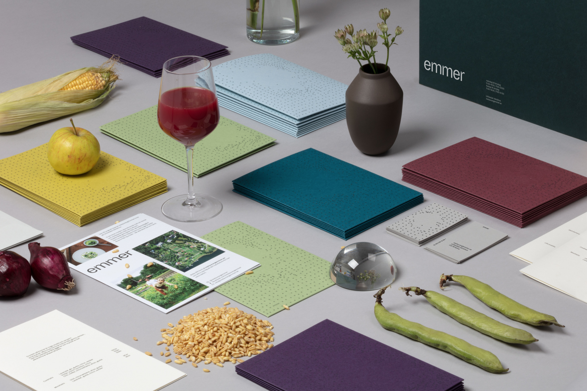 Poetic identity for a restaurant with locally produced crops and modern ...