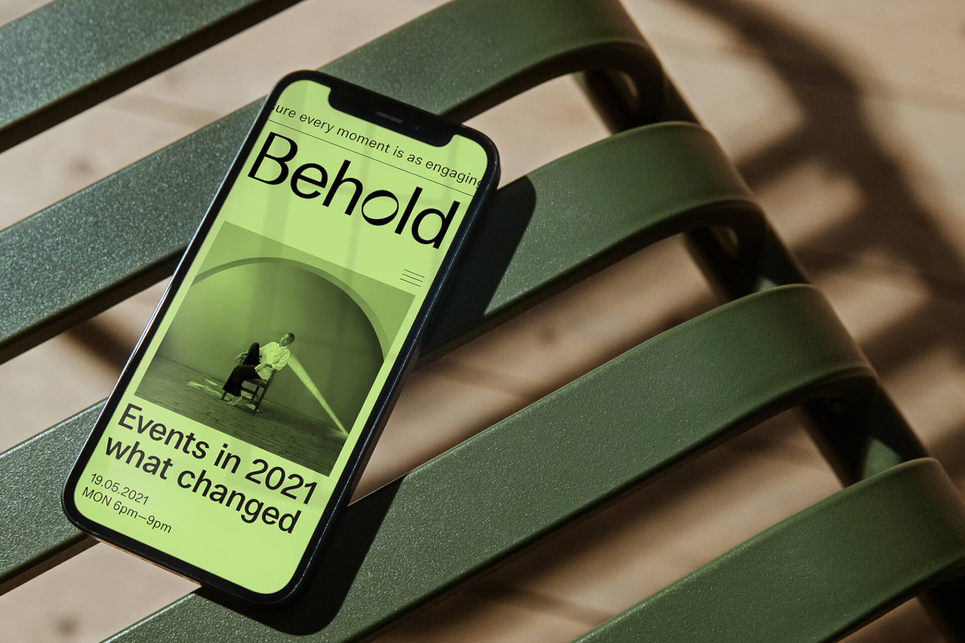 Spirited identity for digital event platform Behold - Design Business ...